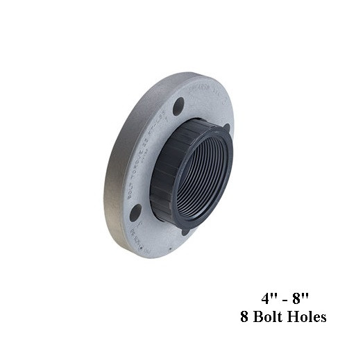 4" PVC Schedule 80 Van Stone Flange (FPT) 150 PSI - The Drainage ...