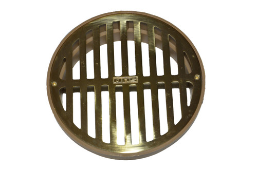 NDS 6" Atrium Grate - Gray (Each) - The Drainage Products Store