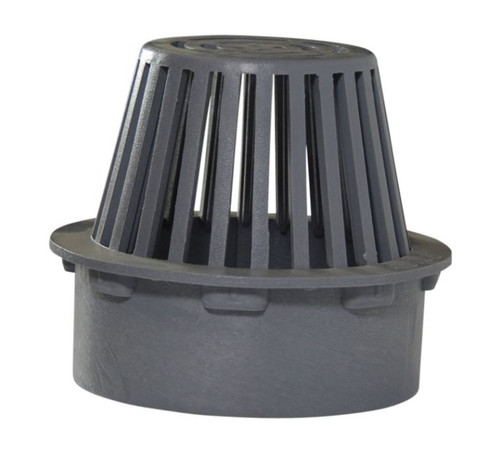 NDS 6" Atrium Grate - Gray (Each) - The Drainage Products Store