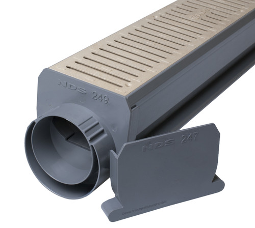 NDS Spee-D Channel Drain Kit (Sand) - The Drainage Products Store