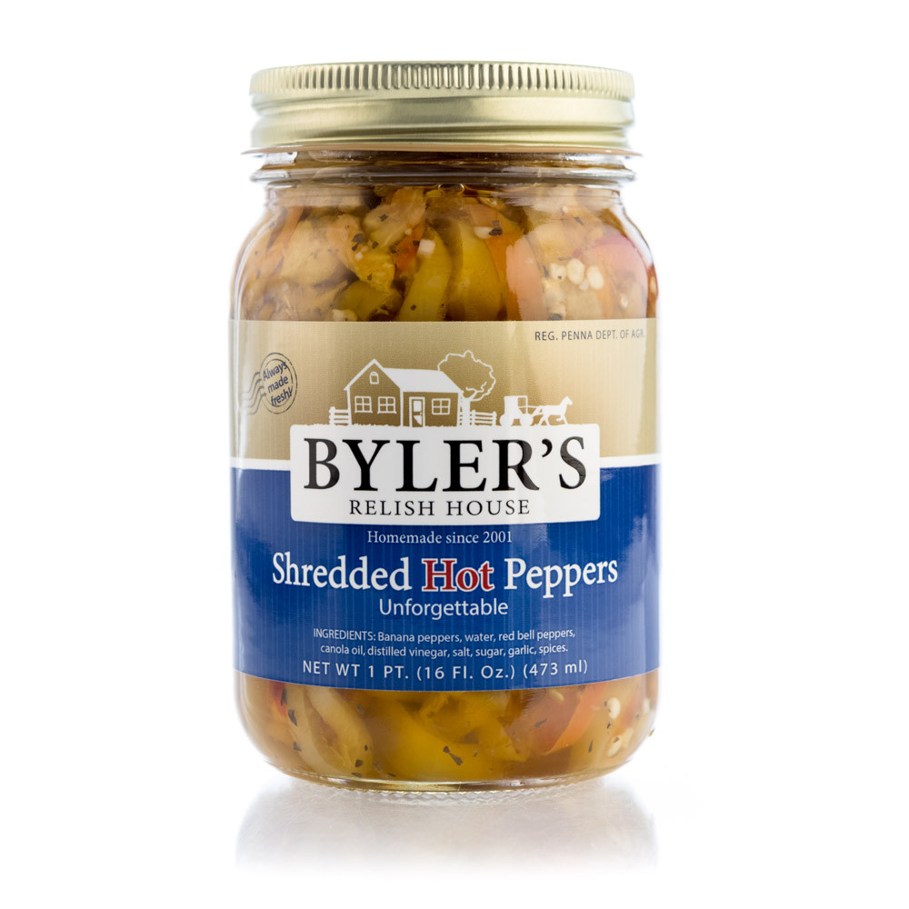Shredded Peppers | Byler Canning Co in Pennsylvania