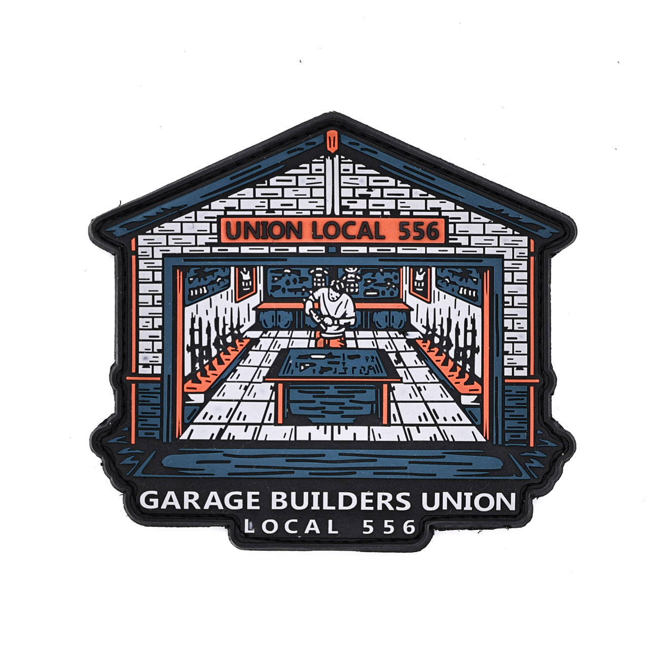 Rifle Supply Garage Builders Union Patch | Morale Patch | Gray
