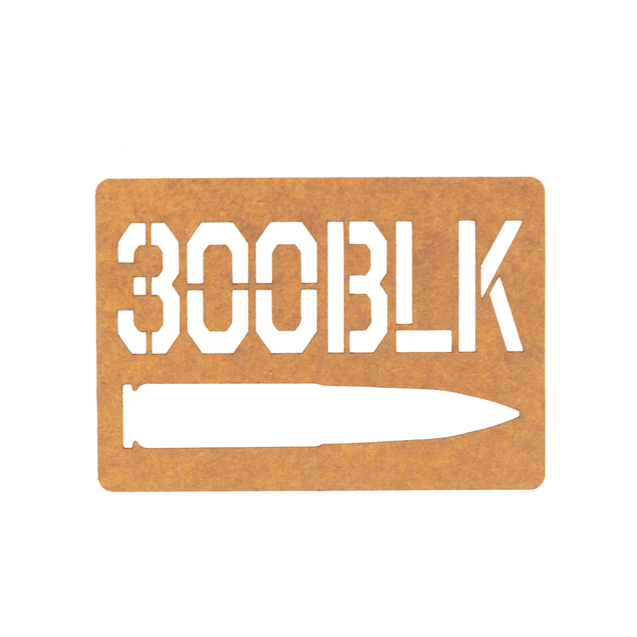 Say Again Over Caliber Stencil | 300 Blackout