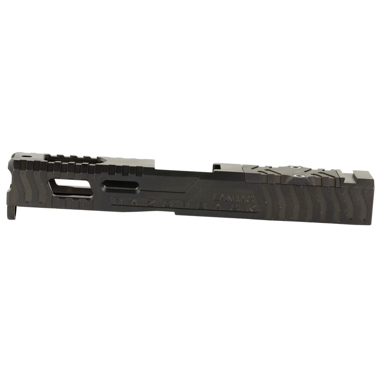 LanTac USA Razorback Slide | For Glock 19 Gen 1-3 | DLC Black | 01-GSS ...