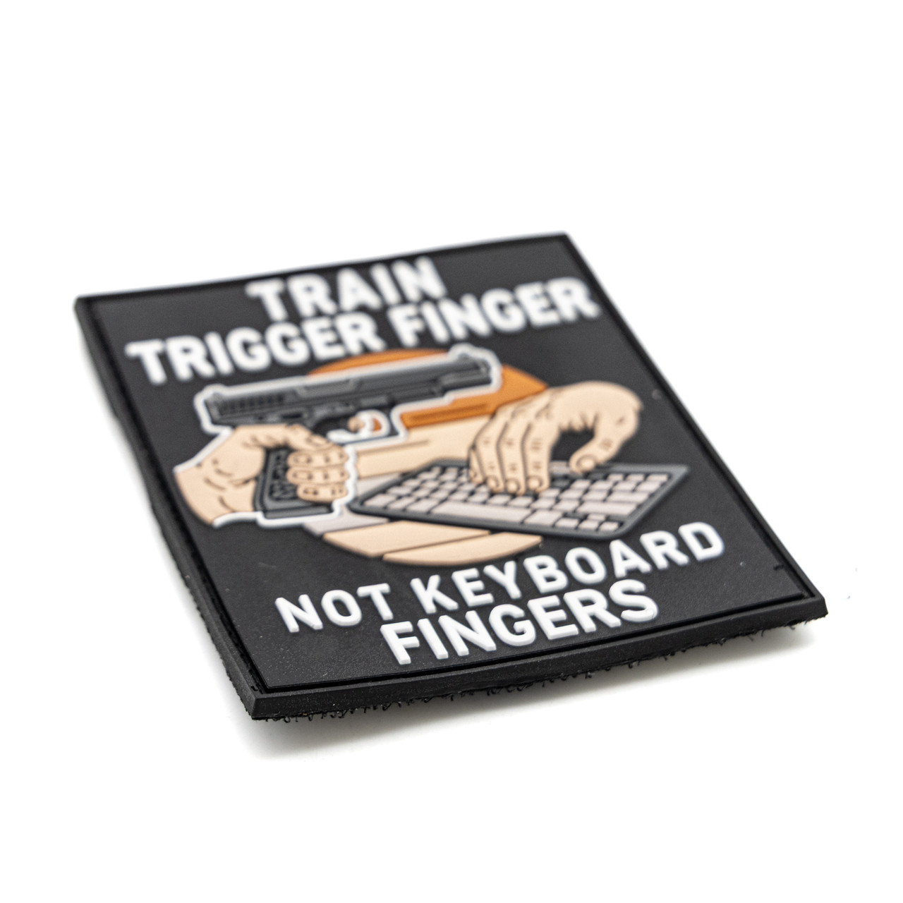 Rifle Supply Trigger Finger Patch | Morale Patch | Black