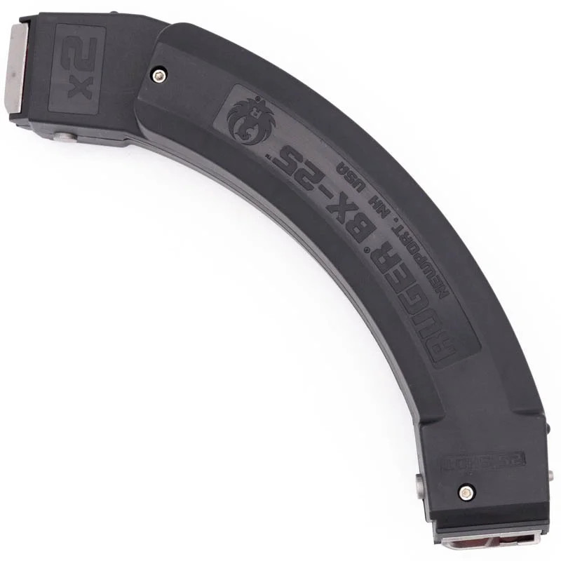 Ruger BX-25 Coupled Magazines ( 2 ) | 25RD | 22LR | Black | 90398 ...