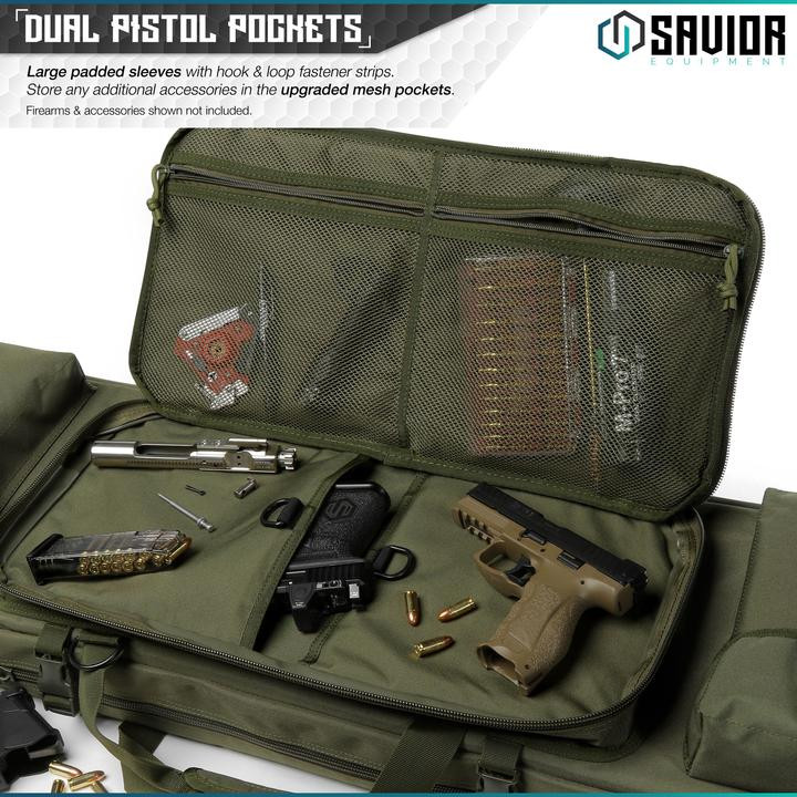 Savior Urban Warfare Double Rifle Case | 42" | Color Options | SYSAVIOR ...