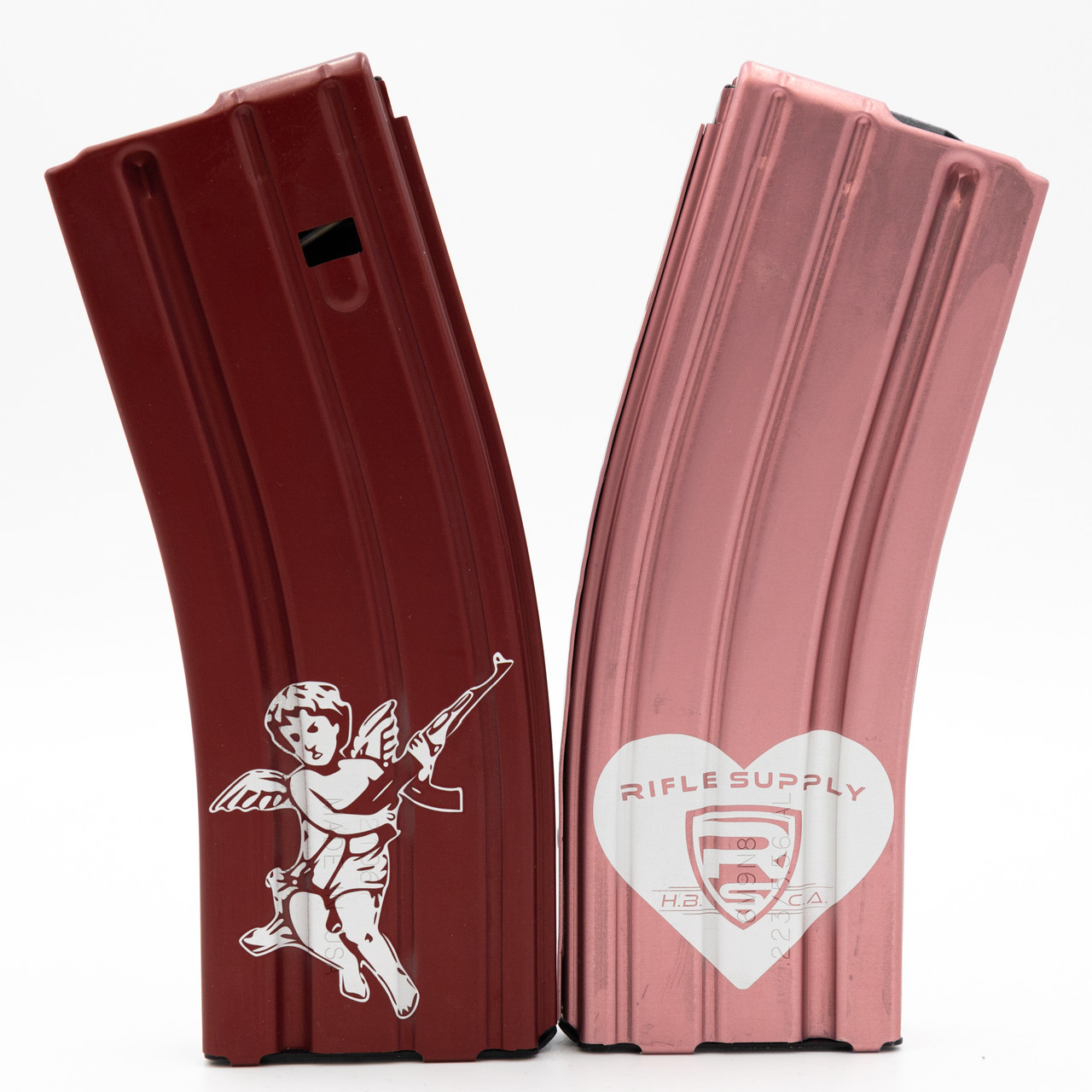 DuraMag Aluminum Engraved Magazine | 30RD | 223/556NATO | RED/PINK ...