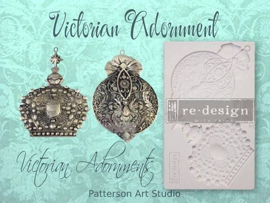 Christmas Silicone Molds, VICTORIAN ADORNMENTS, Redesign with Prima ...