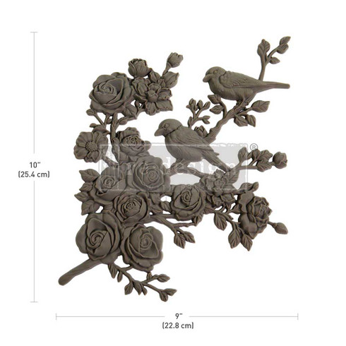 Decor Poly – Serene Perch (Left) – 1 pc, 10″x9″ (25.4cmx22.9cm) - The ...