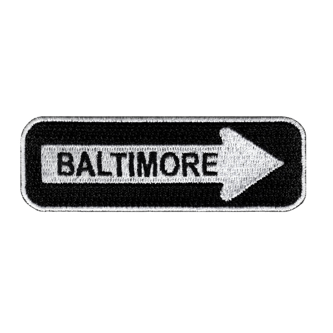 Baltimore One Way Sign Patch