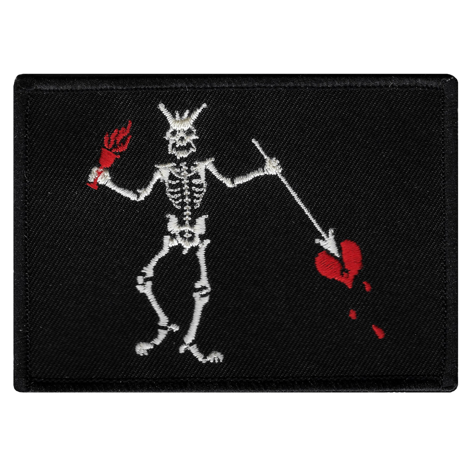 Blackbeard Flag Embroidered Patch