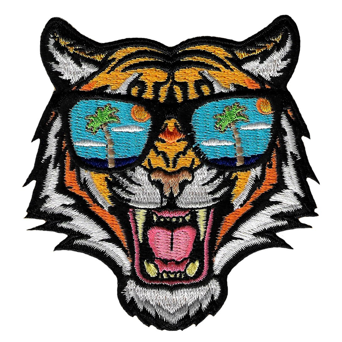 Large Tiger Embroidered Patch