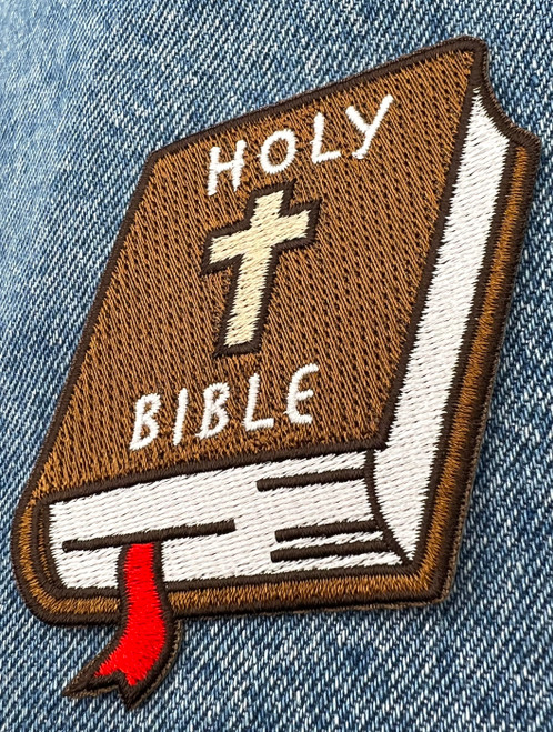 Holy Bible Embroidered Patch