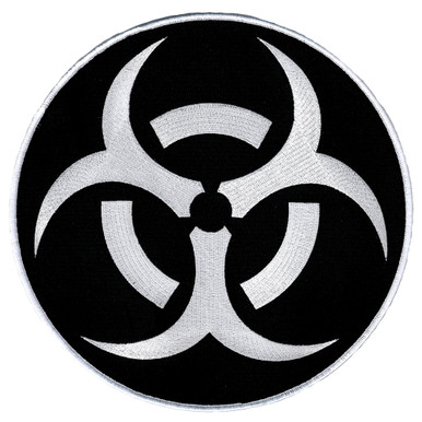 Large Biohazard Embroidered Patch