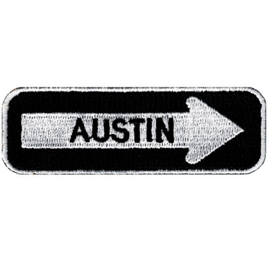 Austin One Way Sign Patch