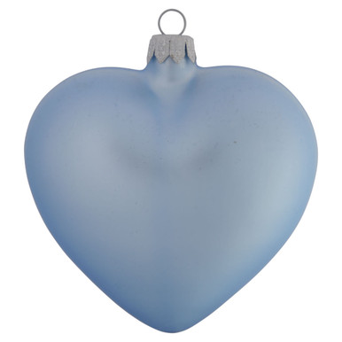 Baby Blue Heart Shaped Ornament