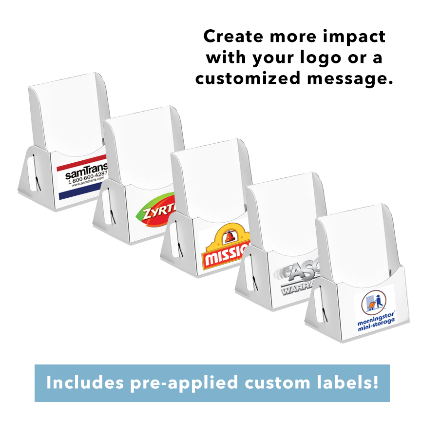 Cardboard Ship Flat Trifold Brochure Holders | Display-World