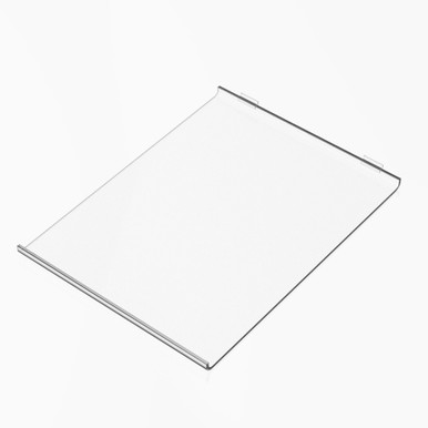 Deep-Slanted Slatwall Display Shelf with 1" lip and 45° angle