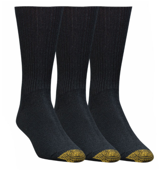 Mens Gold Toe Fluffy Socks - 3 Pack - 523S