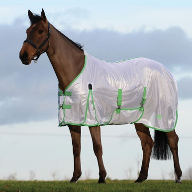 Saxon Mesh Fly Sheet with Gusset Belly Wrap & Standard Neck (818900 ...