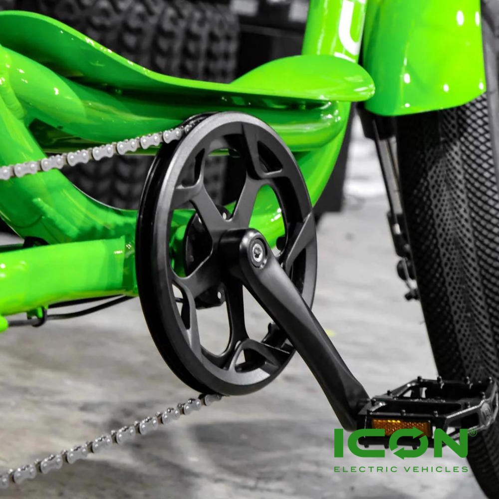 ICON EV Electric Bicycle Lime Green, EB01-LM-IC