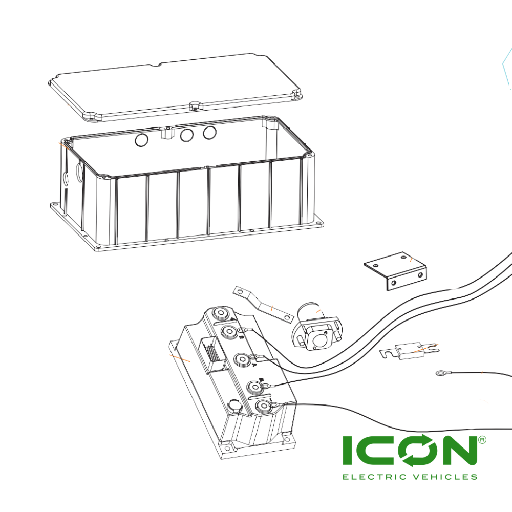 Golf Cart ICON Electronic Control Assembly (450A without wiring harness ...