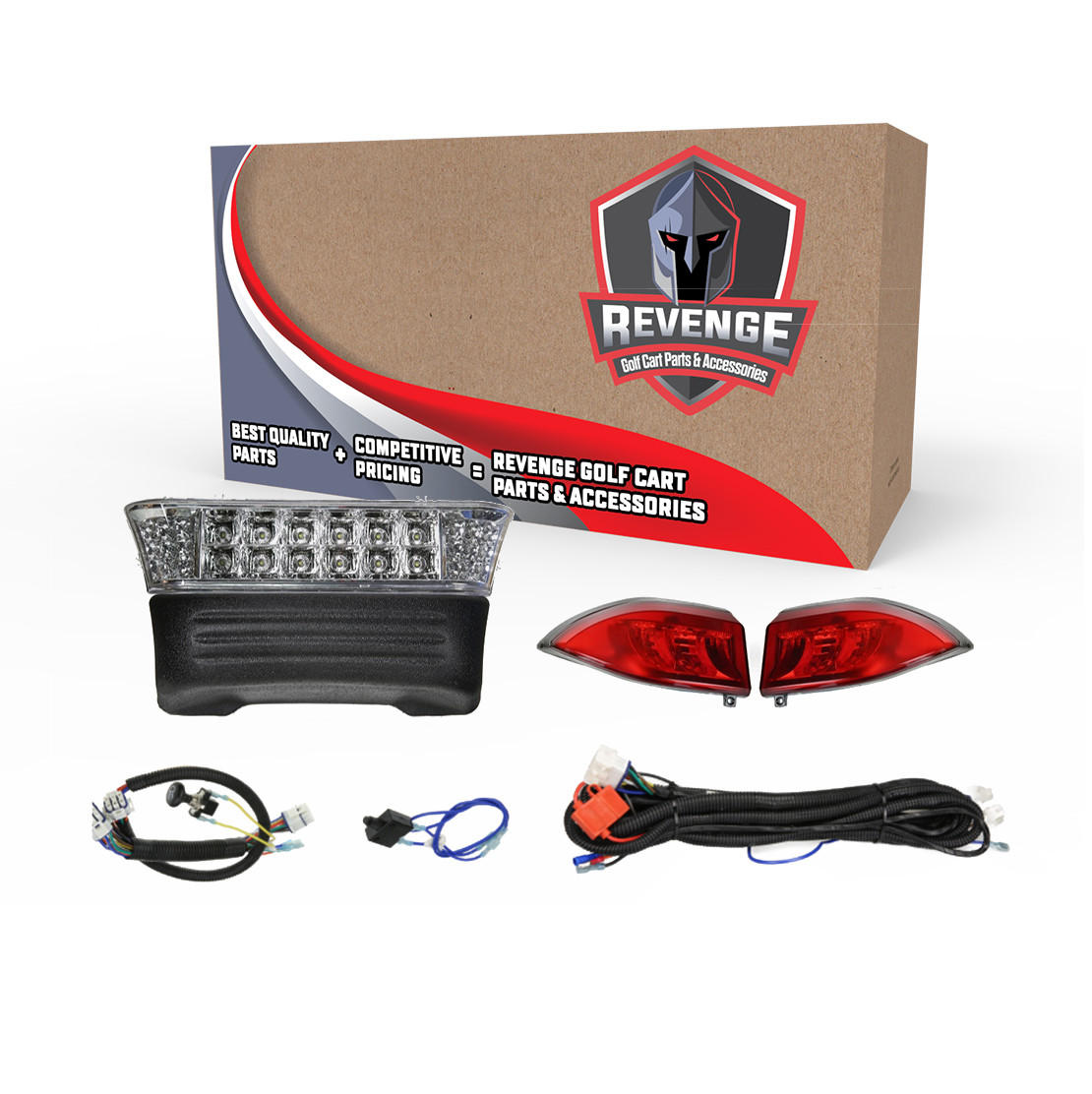 Club Car Precedent LED Basic Light Kit -2008 and Up, LIGHT-U-L0001KLBKO ...
