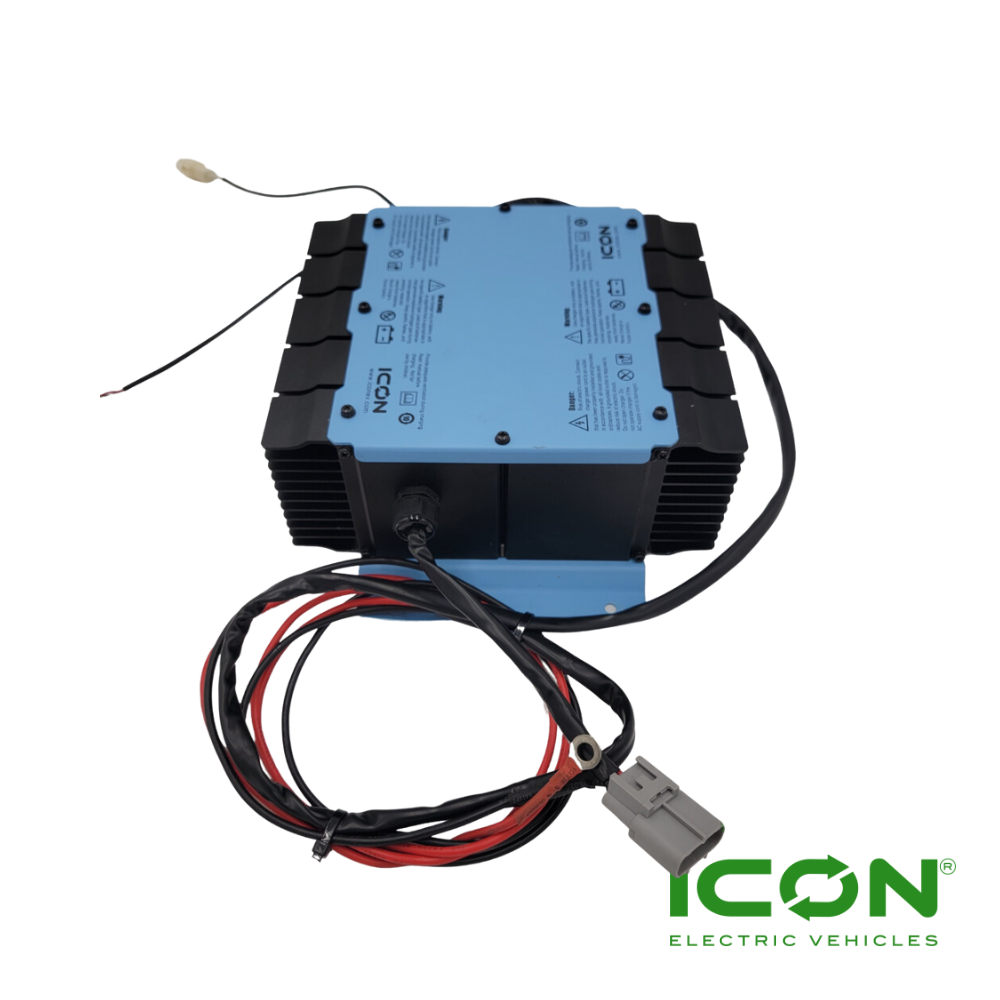 48-Volt Bluetooth Programmable Battery Charger for ICON Golf Carts ...