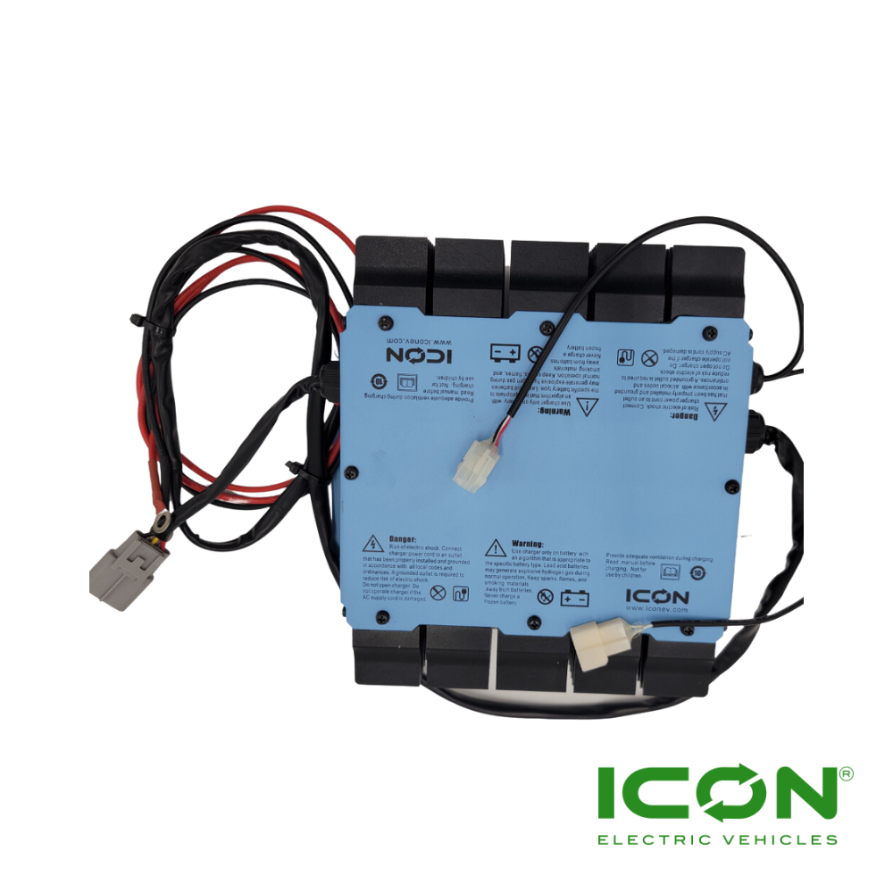 48-Volt Bluetooth Programmable Battery Charger for ICON Golf Carts ...