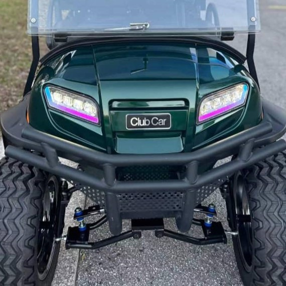 Deluxe LED Light Kit for Club Car Tempo Golf Carts with RGB Daytime ...