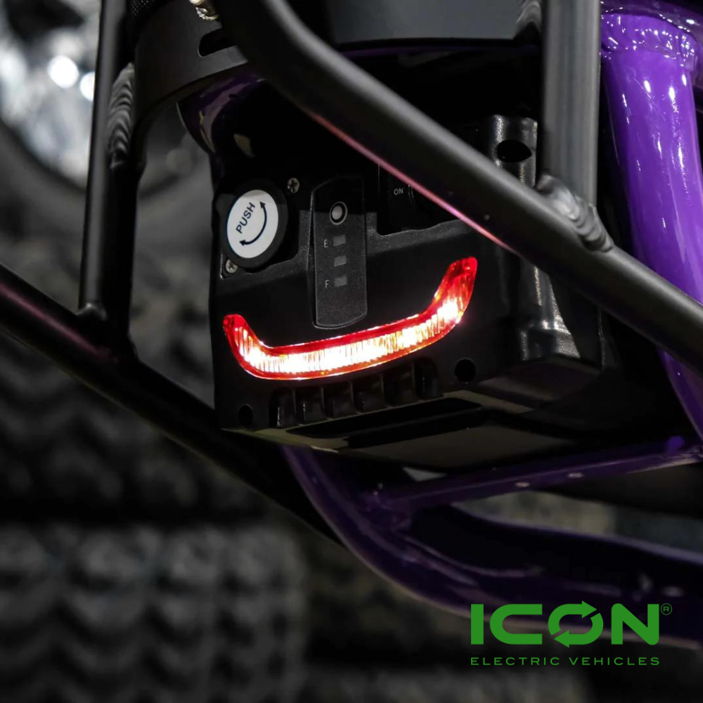 ICON EV Electric Bicycle Purple, EB01-PU-IC