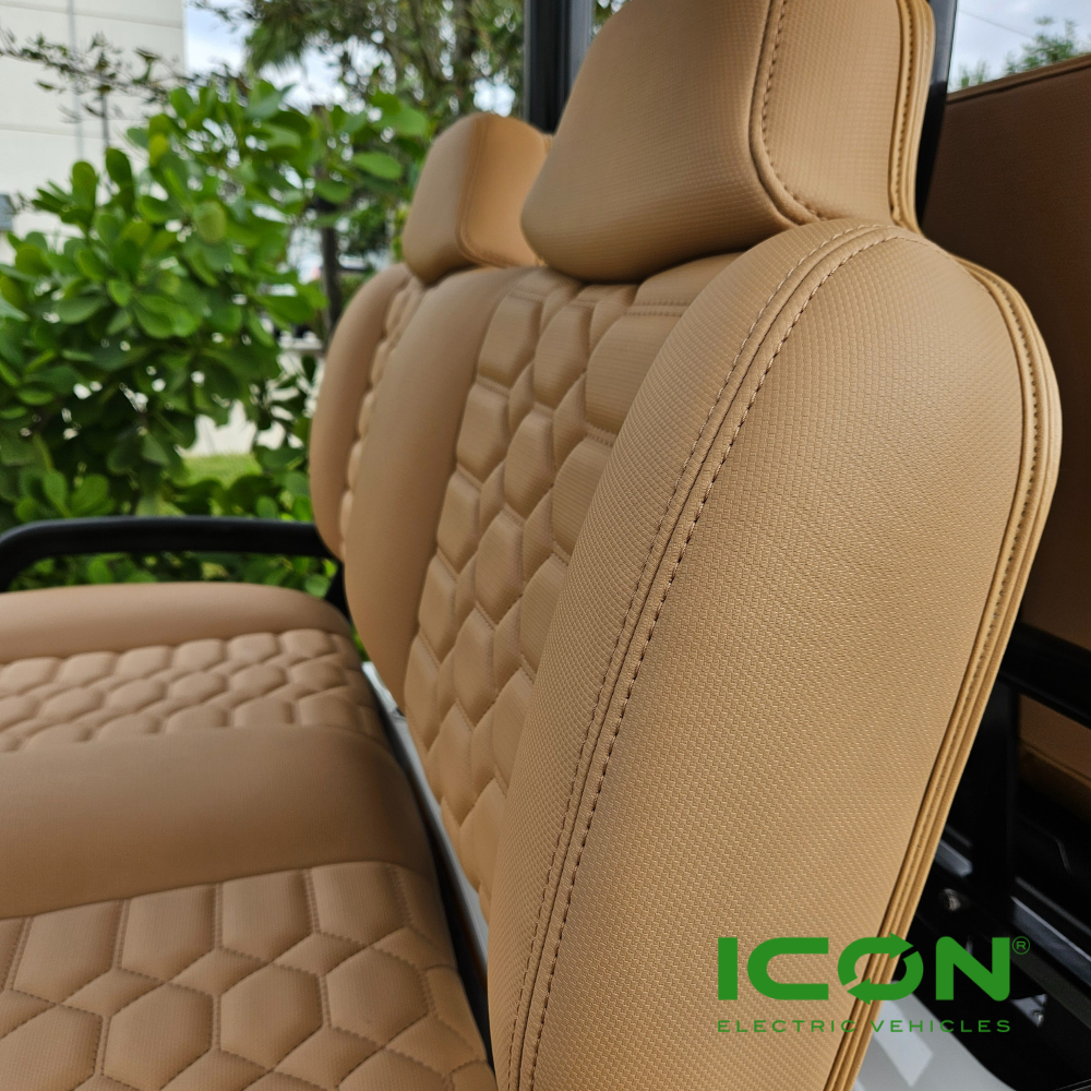 ICON Saddle Custom Premium Seat Cool Touch Base with Lando Pattern and ...