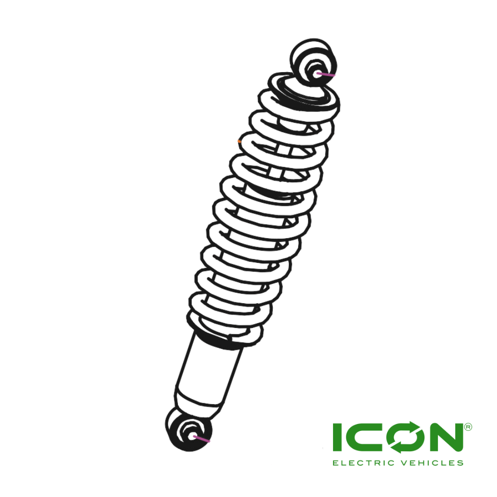 Rear Shock Assembly for ECO by ICON, ICON Commercial, ICON-HD, and ICON ...