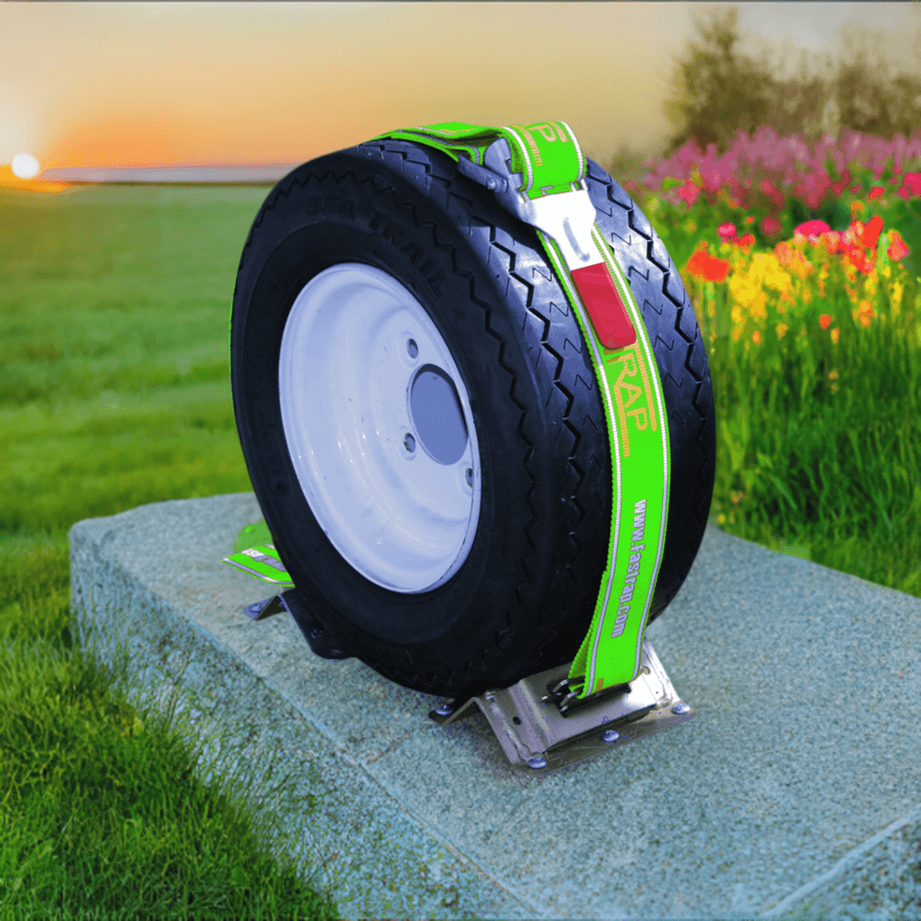 Fastrap Wheel Tie Down System for Golf Carts with Dump Bed or Cargo Box ...