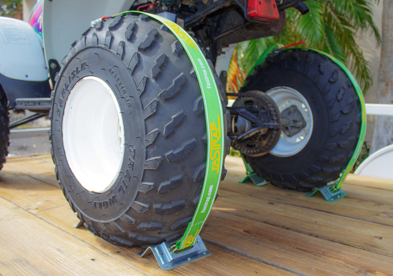 Fastrap Wheel Tie Down System for Golf Carts with Dump Bed or Cargo Box ...