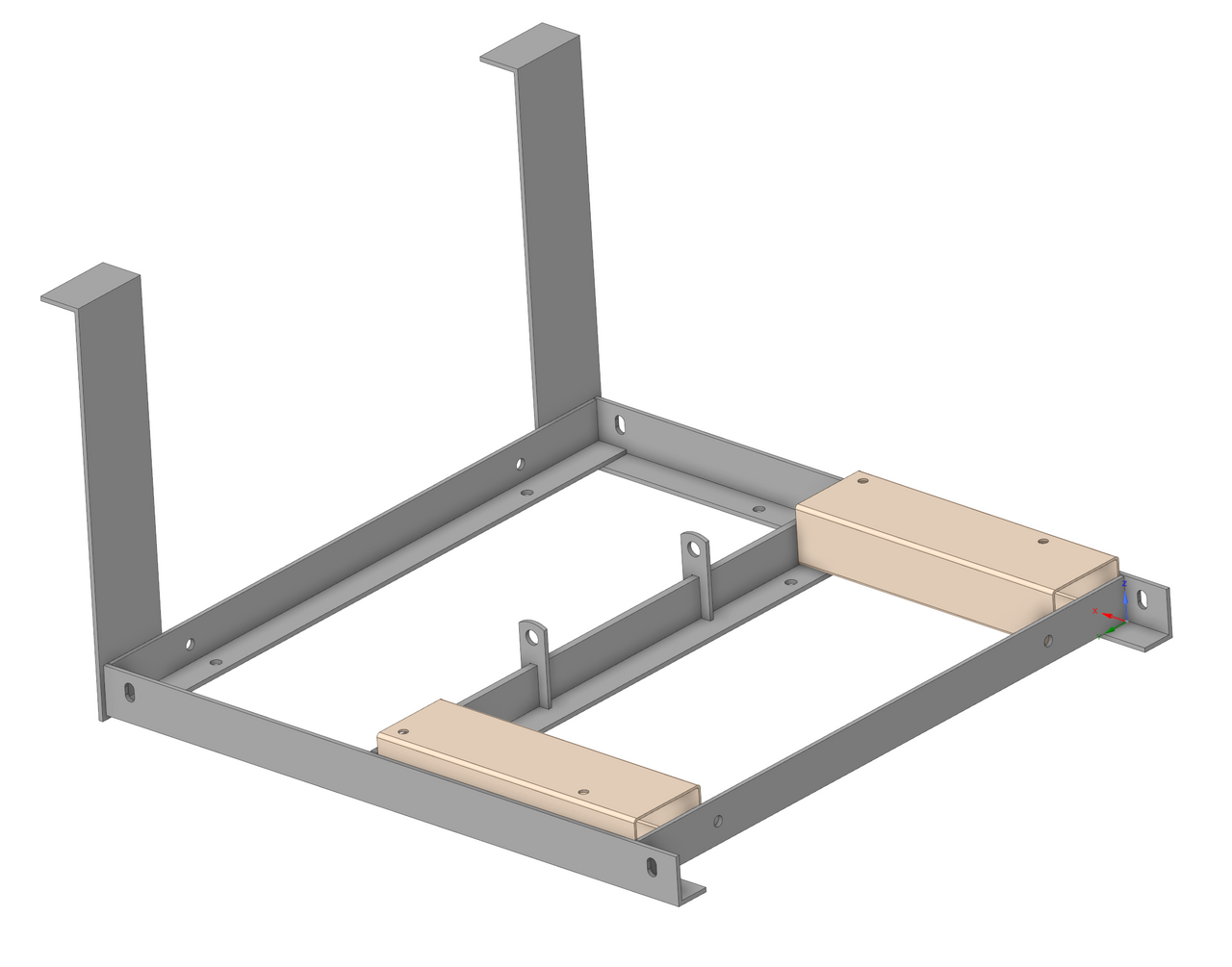 EPIC EV Mounting Brackets for 3:3 Battery Configuration