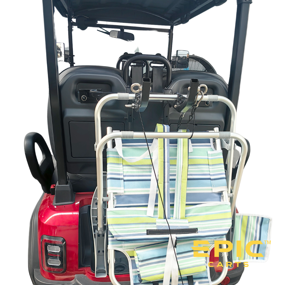 Beach Chair Holder for EPIC E40FX Golf Carts