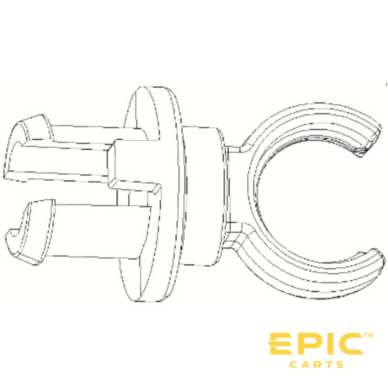 Microphone Holder for EPIC E40FX Golf Carts, BD-EPFX524