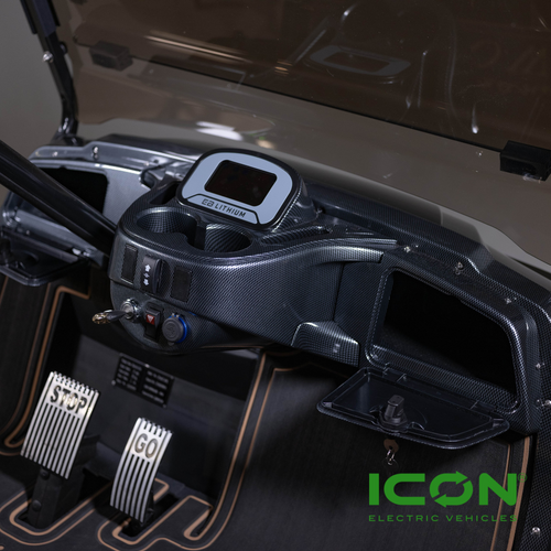 4 units of Carbon-Fiber Dashboard Assembly for ICON Golf Carts i20 ...