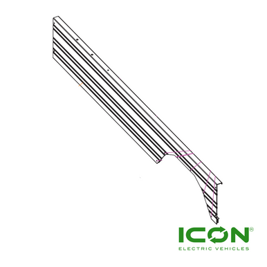 Driver Side (Left) Rear Body Backboard for ICON-HD B617.H8-HD/H8G-HD ...