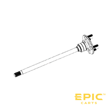 Long Axle Assembly for EPIC E20, E60, E40, E40L, E40FL, E60L Golf Carts