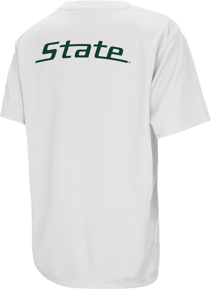 Youth Performance Michigan State University Pixel Logo Tee