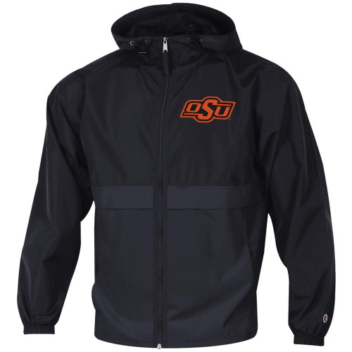 Men's Oklahoma State University Jacket Full Zip Windbreaker Jacket