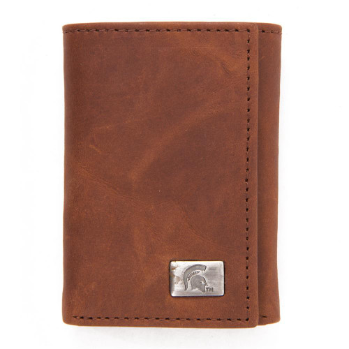 Michigan State University Wallet Trifold Leather Wallet