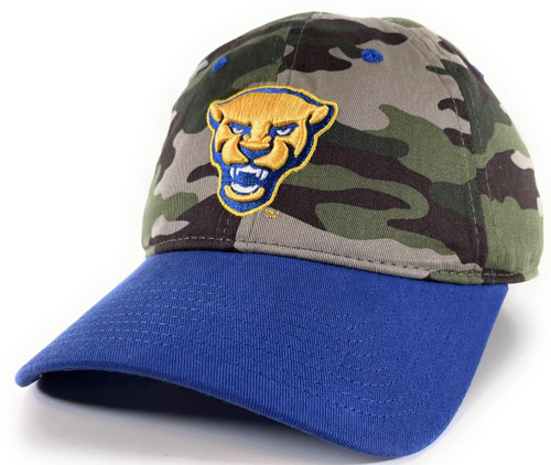 Pitt University Panthers Camo Hat Woodland Camo Two-Tone Cap