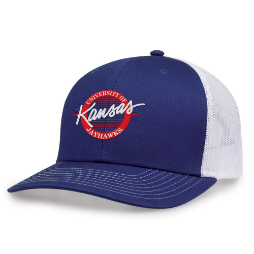 Kansas Jayhawks KU Hat Everyday Twill Trucker Mesh Back Adjustable Cap