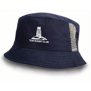 CORBERO deluxe washed cotton bucket hat [navy]