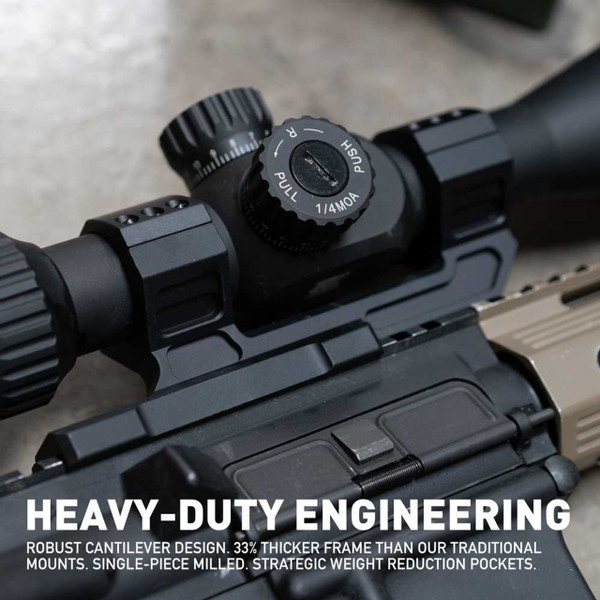 Monstrum Next Level Series Offset Scope Mount with Integrated Anti-Cant ...