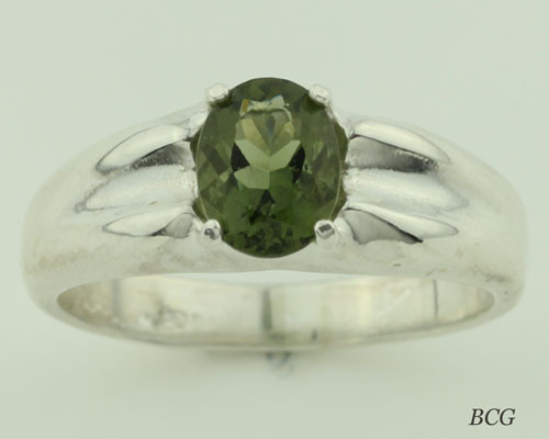 Best Cut Gems - Genuine Moldavite Men's Rings